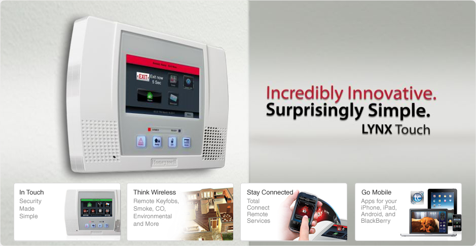 Free Security Systems Installation Wireless Home Honeywell LYNX Touch Security System Los ...